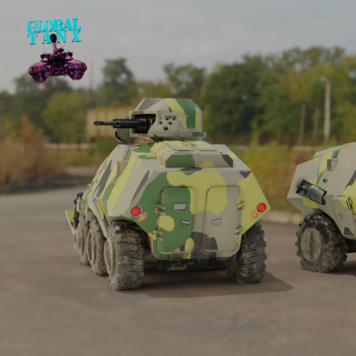 3D Printable Armadilo APC Light AFV by Artess Designs