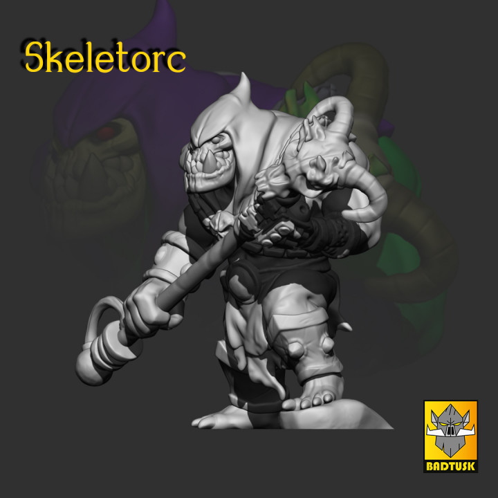 3D Printable Skeletorc by BADTUSK