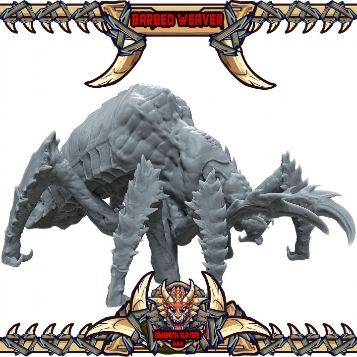 3D Printable Behemoth Slayers Guild: Barbed Weaver (Join our $1 ...