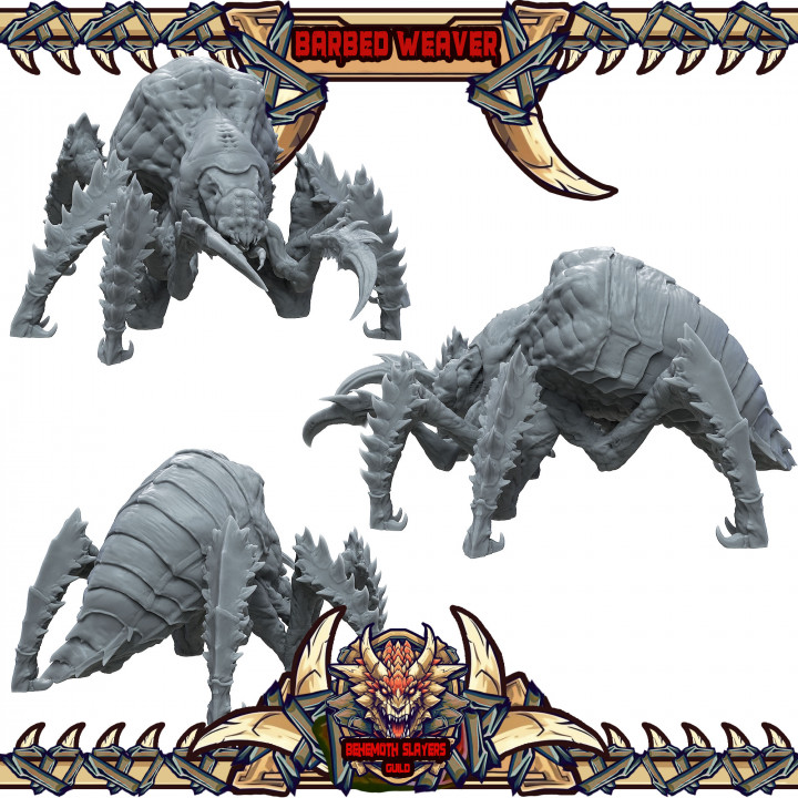 3D Printable Behemoth Slayers Guild: Barbed Weaver (Join our $1 ...