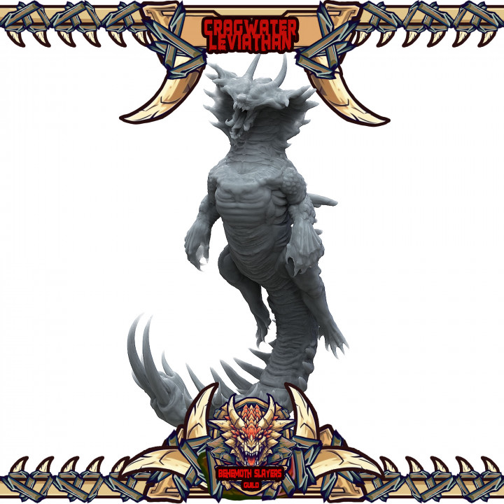 3D Printable Behemoth Slayers Guild: Cragwater Leviathan (JOIN THE $1 ...