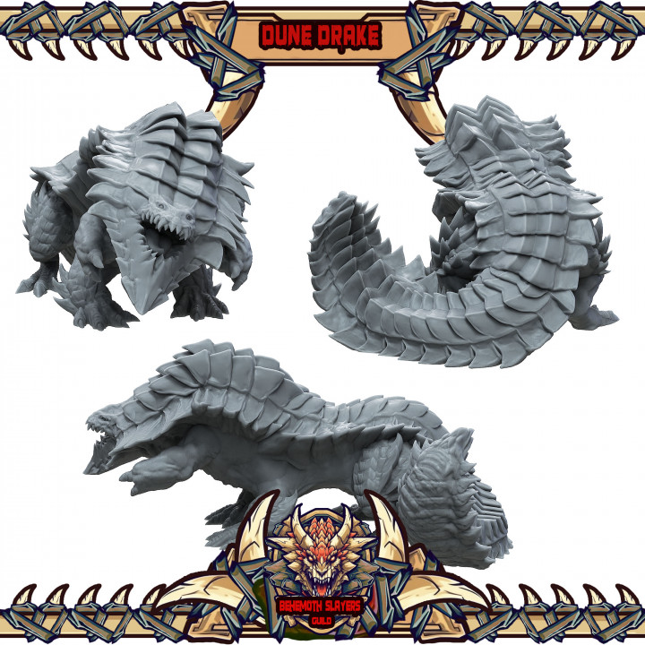 3D Printable Behemoth Slayers Guild: Dune Drake (Join our $1 DARKHEIM ...