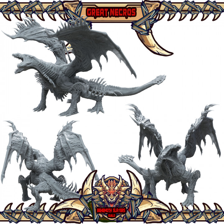 3D Printable Behemoth Slayers Guild: Great Necros (JOIN THE $1 TRIBE ...