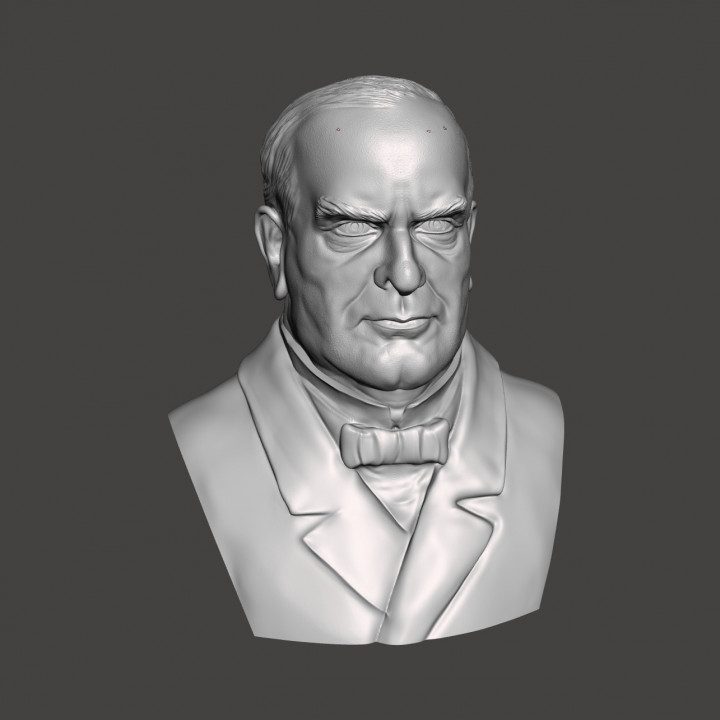 3D Printable William McKinley - High-Quality STL File for 3D Printing ...