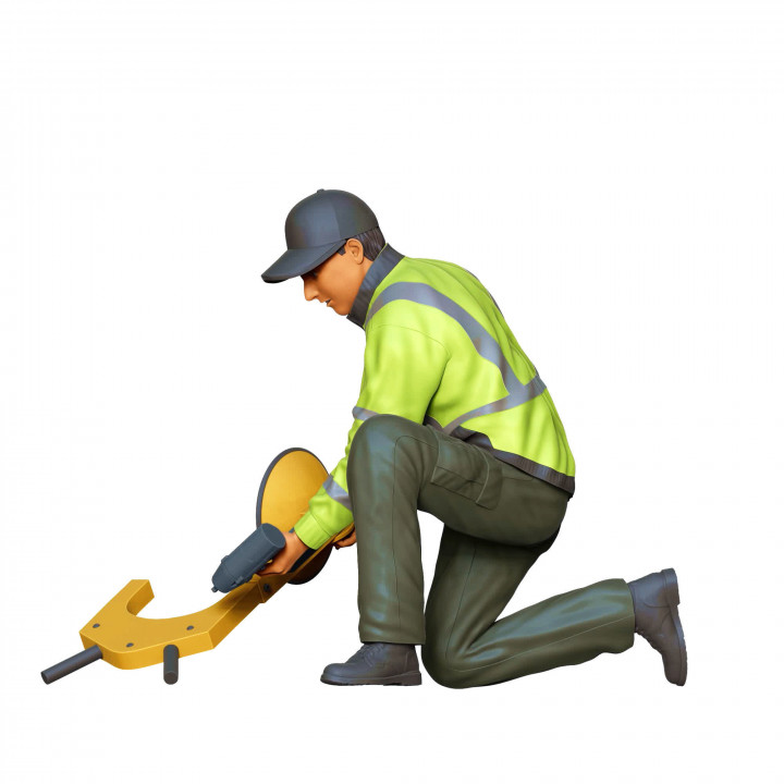 3D Printable N5 Traffic Police lock wheel clamp by 3DP Miniatures