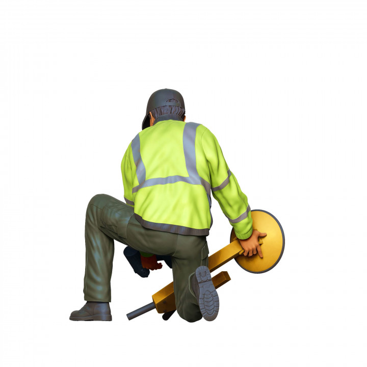 3D Printable N5 Traffic Police lock wheel clamp by 3DP Miniatures