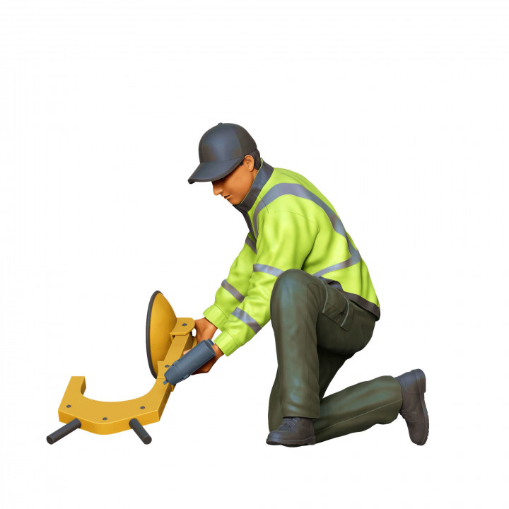 3D Printable N5 Traffic Police lock wheel clamp by 3DP Miniatures