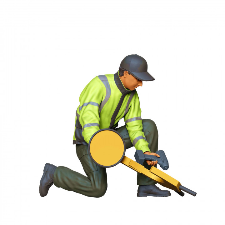 3D Printable N5 Traffic Police lock wheel clamp by 3DP Miniatures