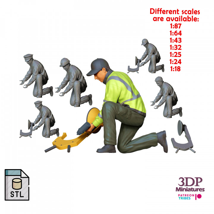 3D Printable N5 Traffic Police lock wheel clamp by 3DP Miniatures