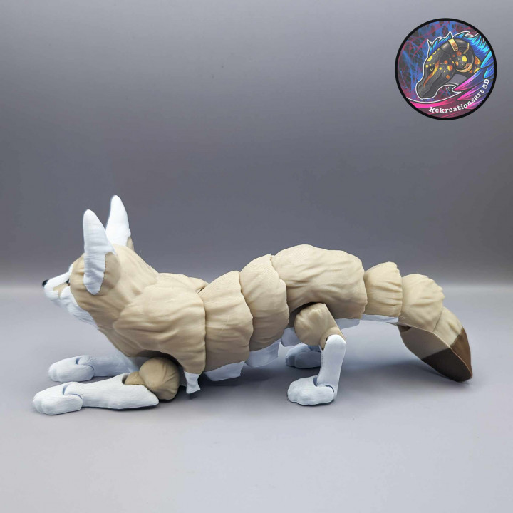 3D Printable Flexi Fennec Fox by Kirsten M