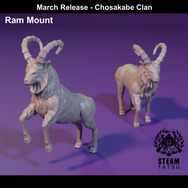 3D Printable Ram mount by Steam Tatsu