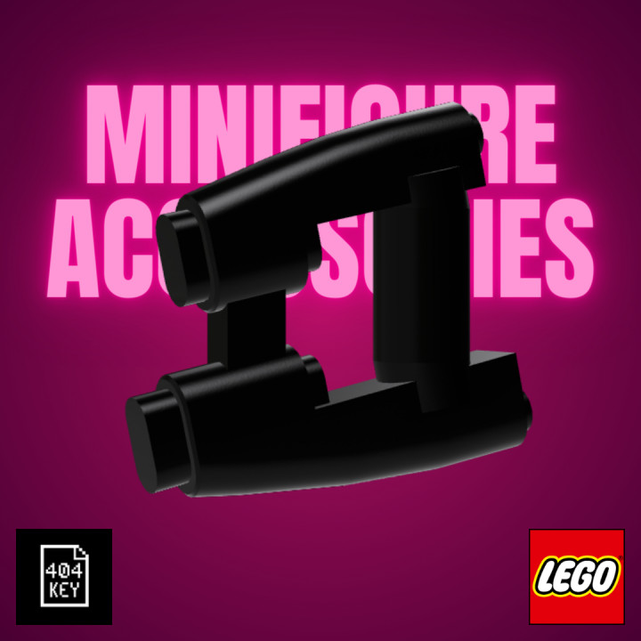 3D Printable Lego Minifigure, Weapon Gun, Space Blaster, 17010 by Mark ...