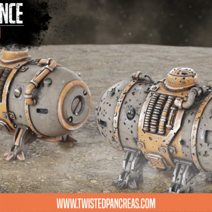 3D Printable Propane Tanks (Basic and Damaged) by Twistedpancreas Games