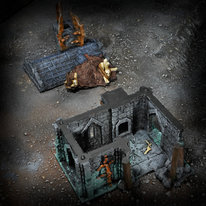 3D Printable Orcish House ~ Kingdom of Azragor by Conquest Creations