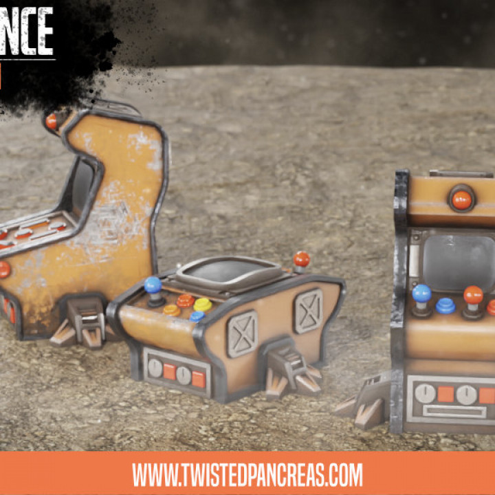 3D Printable Arcade Games by Twistedpancreas Games