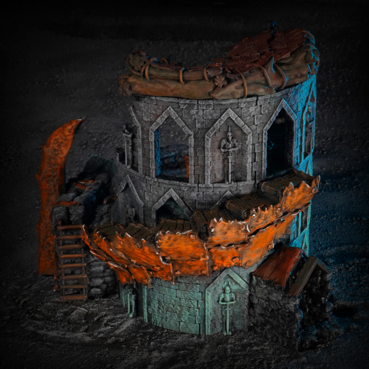 3D Printable Arena ~ Kingdom of Azragor by Conquest Creations