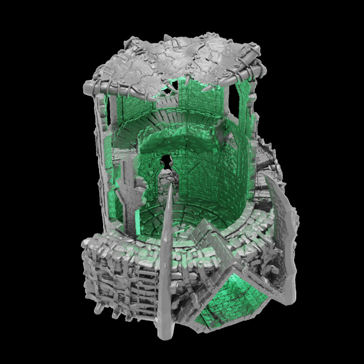 3D Printable Arena ~ Kingdom of Azragor by Conquest Creations