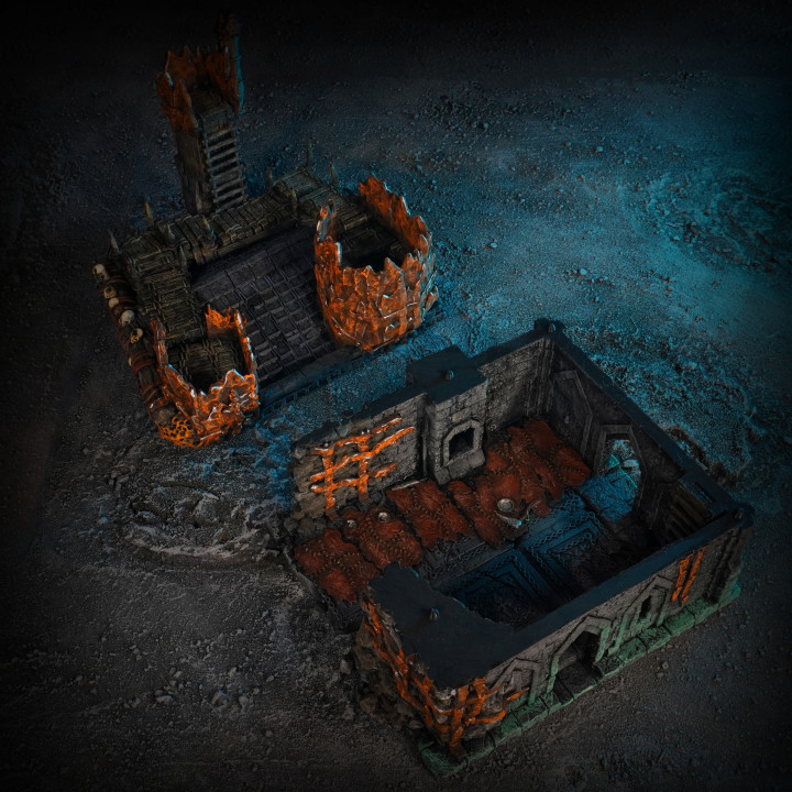 3D Printable Orc Barracks ~ Kingdom of Azragor by Conquest Creations