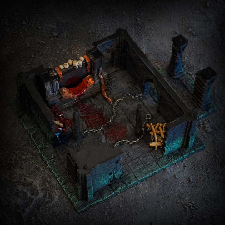 3D Printable Slaughter House ~ Kingdom of Azragor by Conquest Creations