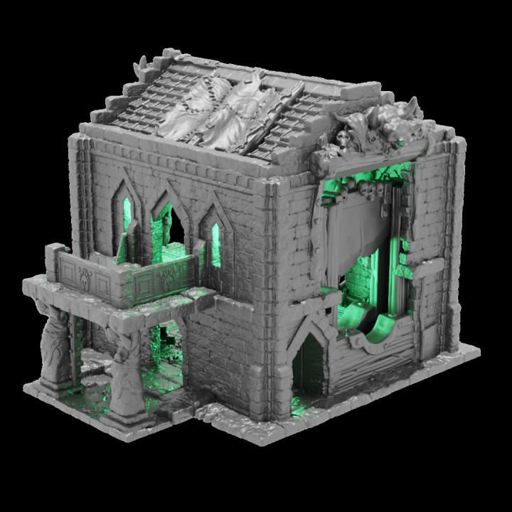3D Printable Slaughter House ~ Kingdom of Azragor by Conquest Creations