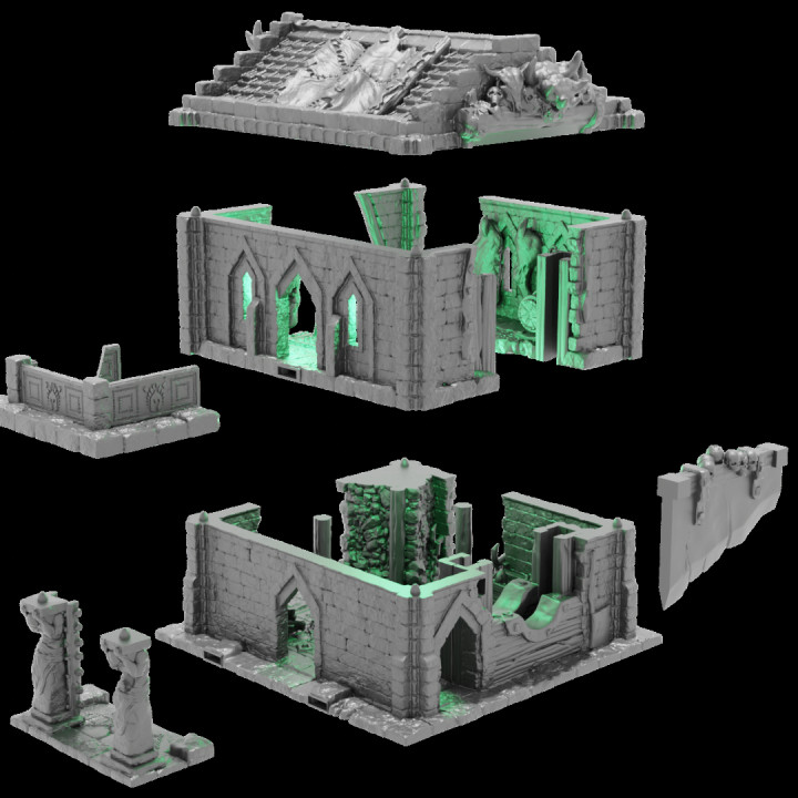 3D Printable Slaughter House ~ Kingdom of Azragor by Conquest Creations