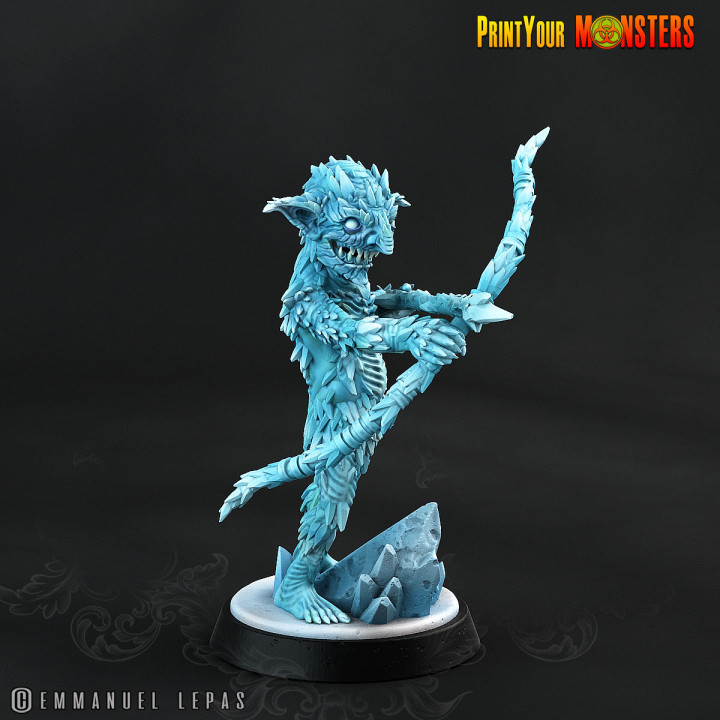 3D Printable ICE GOBLIN BOW 2 by PrintYourMonsters