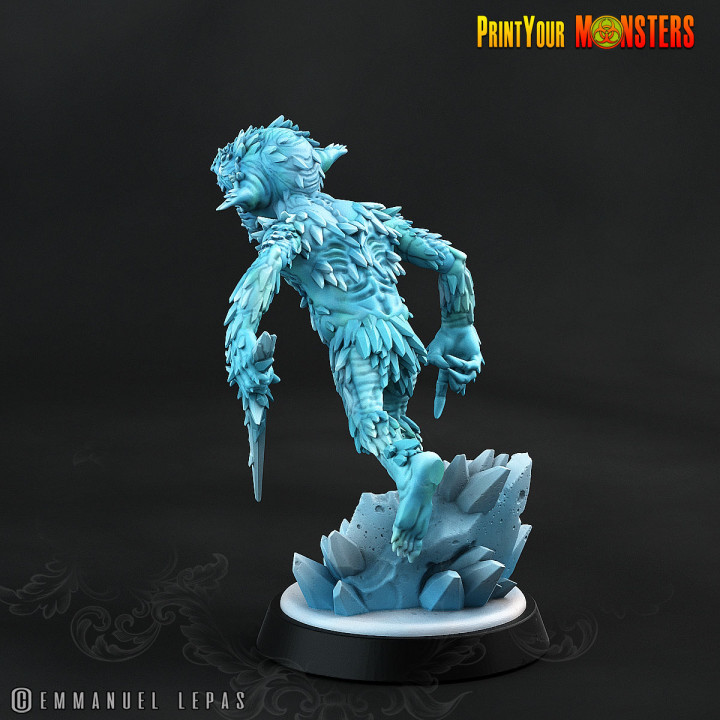 3D Printable ICE GOBLIN SCREAMING by PrintYourMonsters