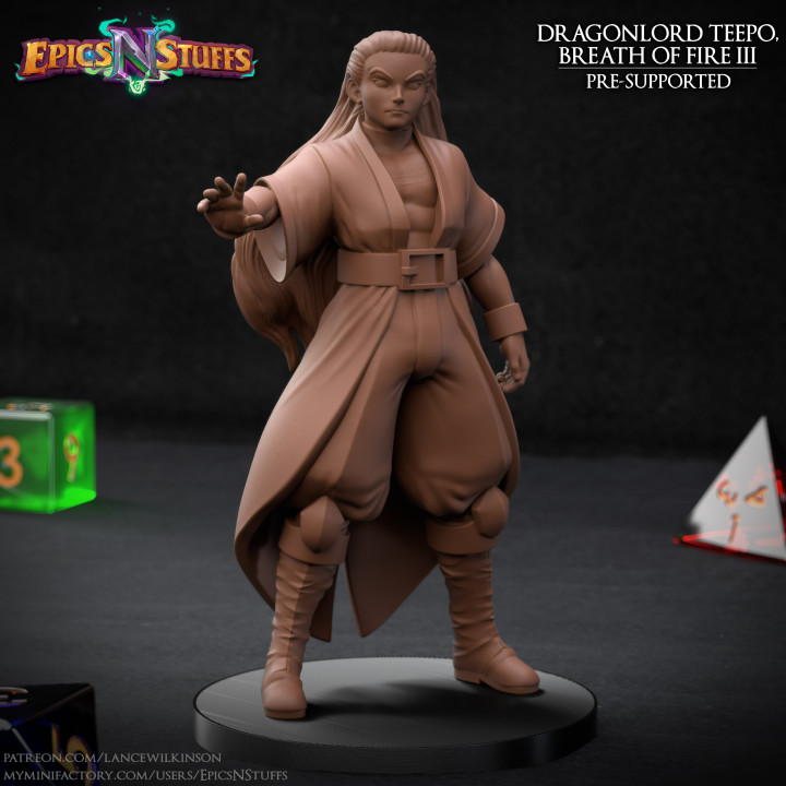 3D Printable Breath of Fire III, Main Cast Bundle, Pre-Supported by ...