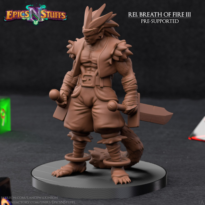 3D Printable Breath of Fire III, Main Cast Bundle, Pre-Supported by ...