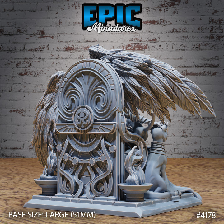 3D Printable Cat Goddess Bastet Avatar Throne / Ancient Egyptian Deity ...