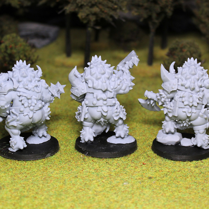 3D Printable Ogre pigs by MOMminiatures
