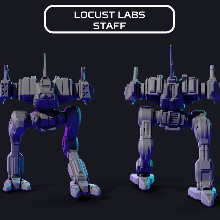 3D Printable 6mm Staff by Locust_Labs