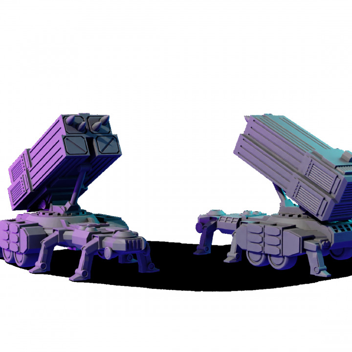 3D Printable 6mm Siege Trailer by Locust_Labs