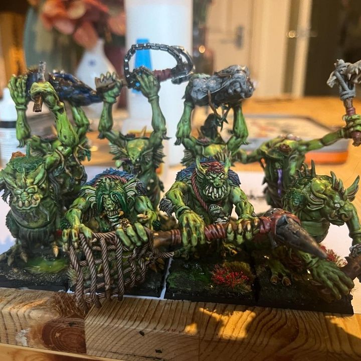3D Print of Swamp Trolls multi-part regiment by Smylodon