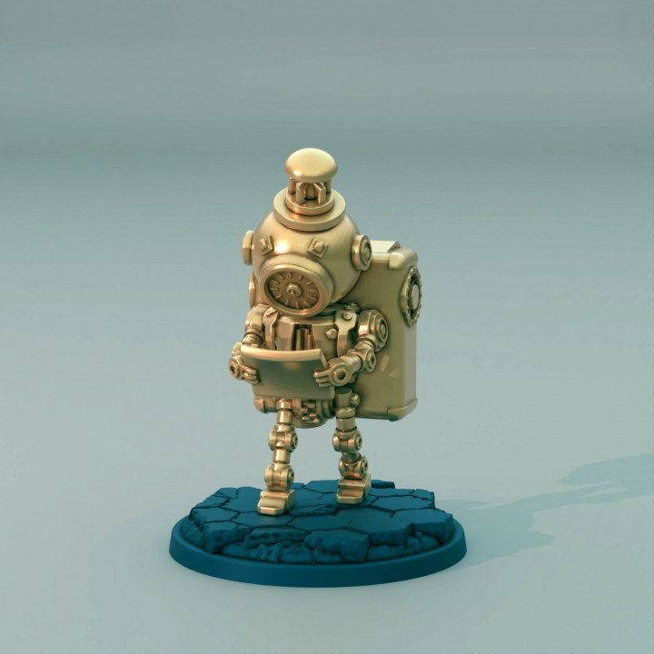 3D Printable Clockwork Automata Vol. 2 – Steampunk Construct Miniature ...
