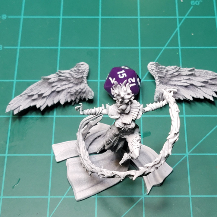 3D Print of Cat Goddess Bastet Avatar Attacking / Ancient Egyptian ...