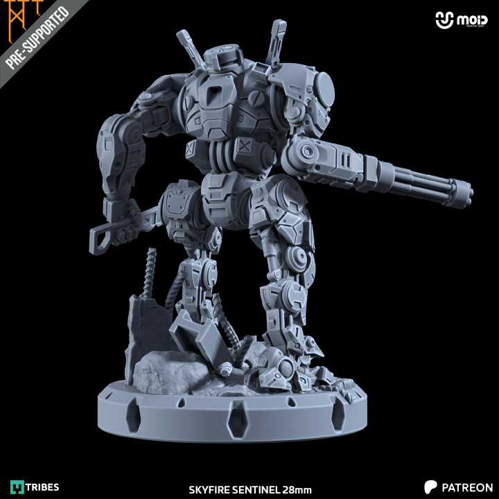 3D Printable Skyfire Sentinel Mech by Moid