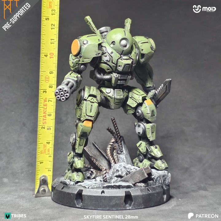 3D Printable Skyfire Sentinel Mech by Moid