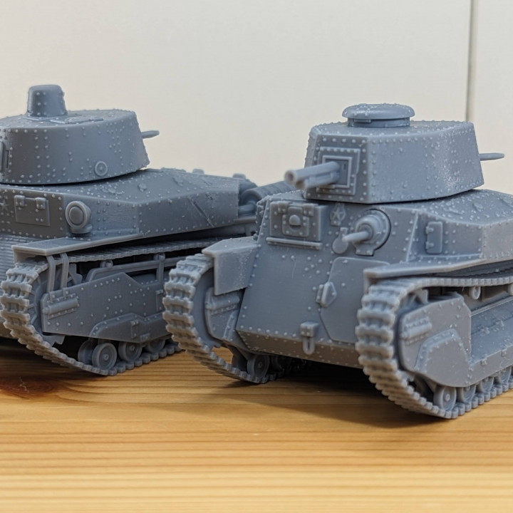 3D Printable Medium Tank Type 89B I-Go + 2 Tankmen (Japan, WW2) by ...