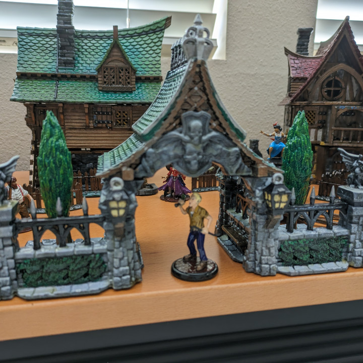 3D Print of Lychgate - Medieval Town Set by monterey86