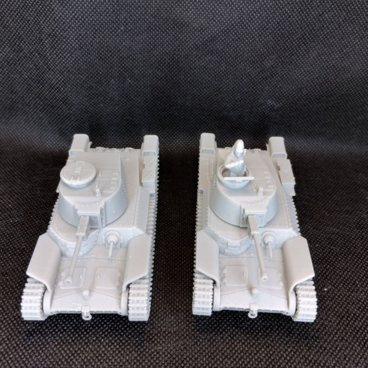 3D Printable Type 97 Chi-Ha Kai + Type 97 Shinhoto Chi-Ha 120mm + 2 ...