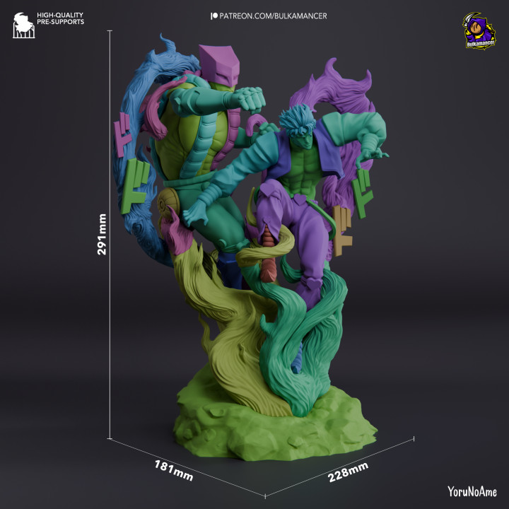 3D Printable Bizarre Duo | 297mm by Bulkamancer Sculpts