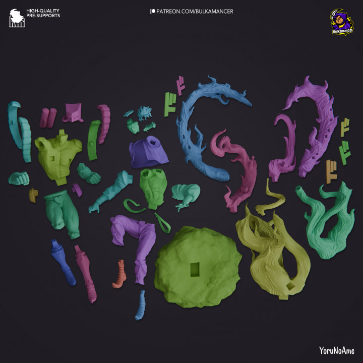 3D Printable Bizarre Duo | 297mm by Bulkamancer Sculpts