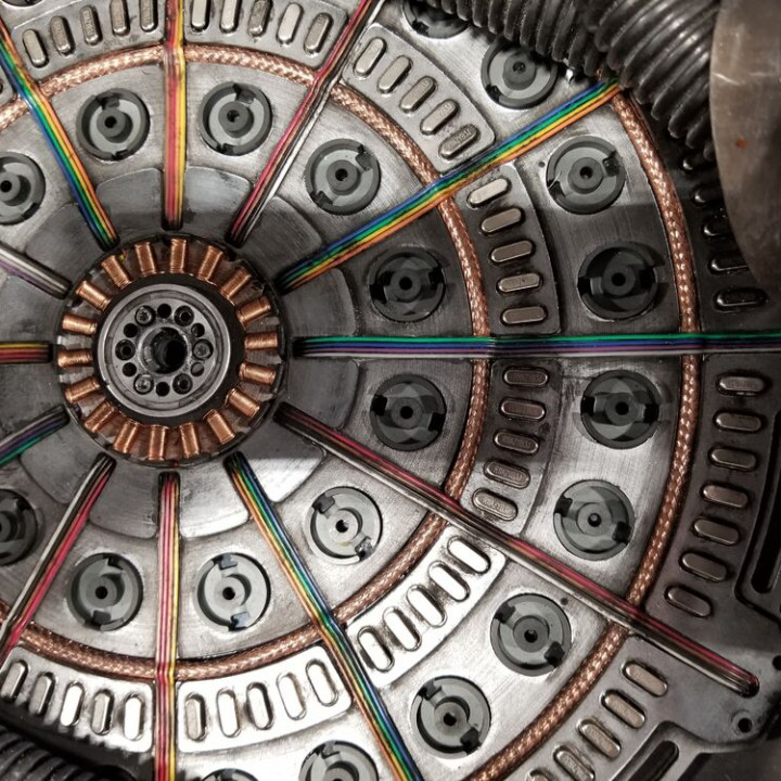 3D Printable Proton Cannon cyclotron baseplate by David Linkan