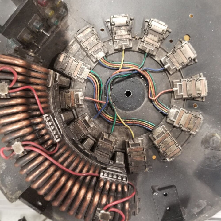 3D Printable Proton Cannon cyclotron baseplate by David Linkan