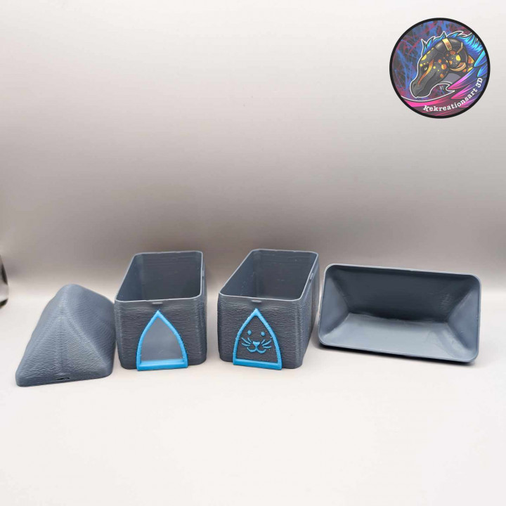 3D Printable Cat Adoption House by Kirsten M