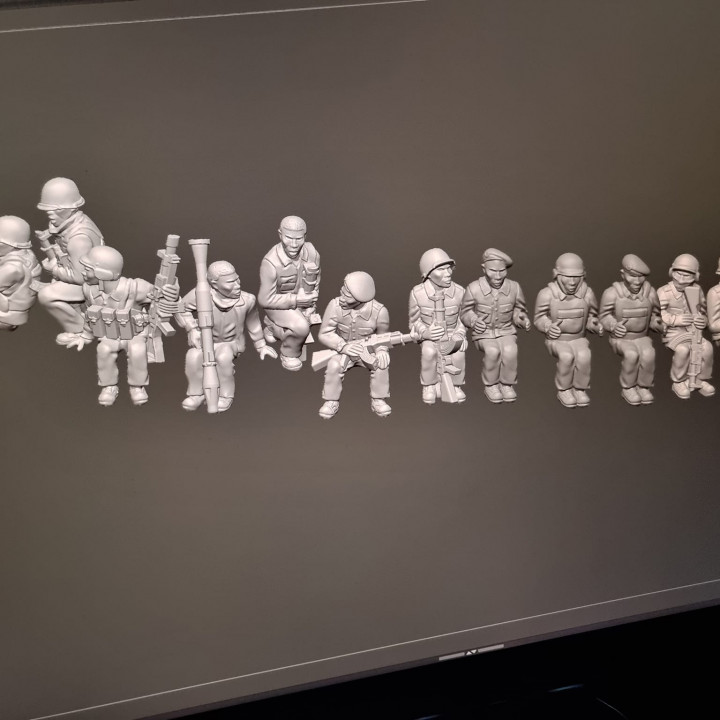 3D Printable Modern African militia vehicle riders 20mm 1/72 Elhiem by ...