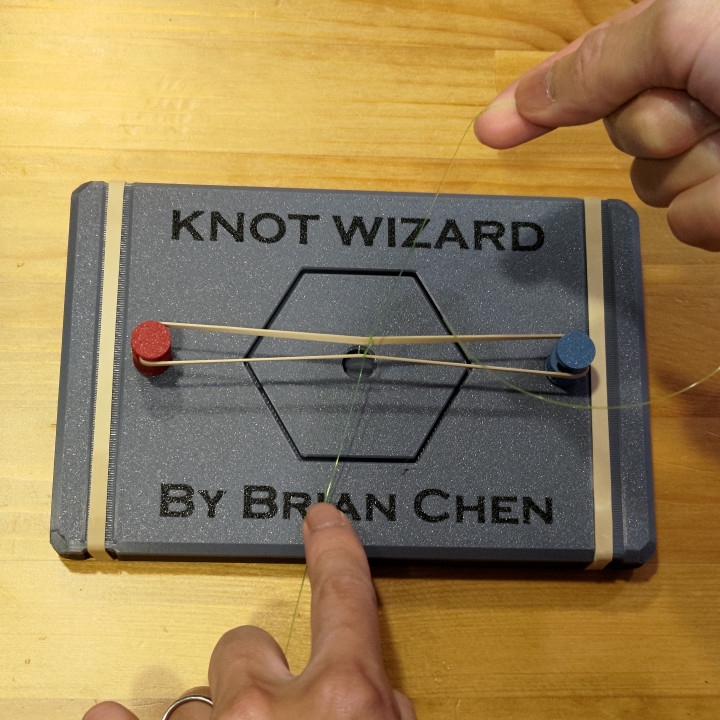 3D Printable Knot Wizard - Surgical knot tying practice kit by Brian Chen