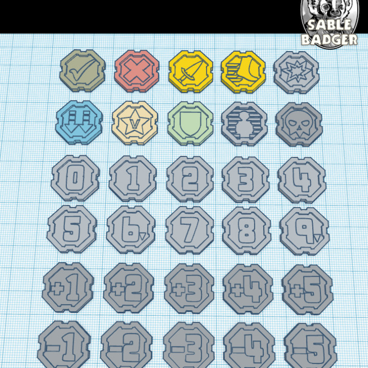 3D Printable Game Token Project - Xenos Rampant by brander roullett
