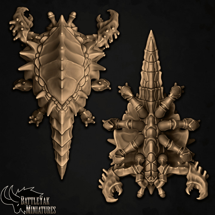 3D Printable Hardshell Decapod Rider Pack by Battle Yak Miniatures